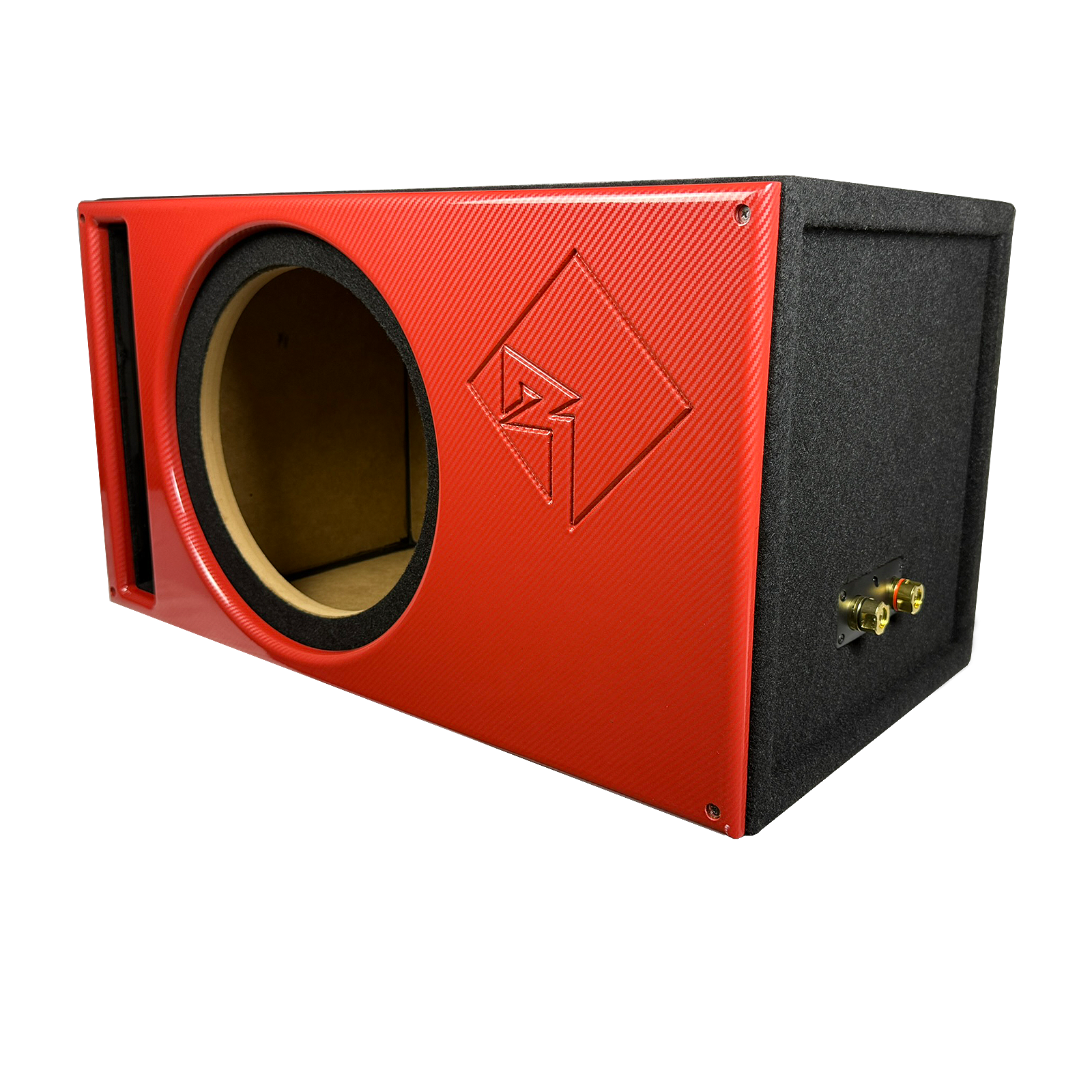 12" Single Vented Power T1 Enclosure - Premium Faceplate, – Atrend USA