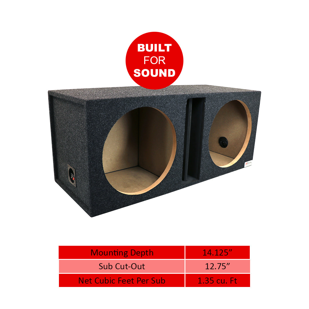 Dual 15 Inch Subwoofer Box Sundown Xv3 Birch Dual 15" Ported Subwoofer